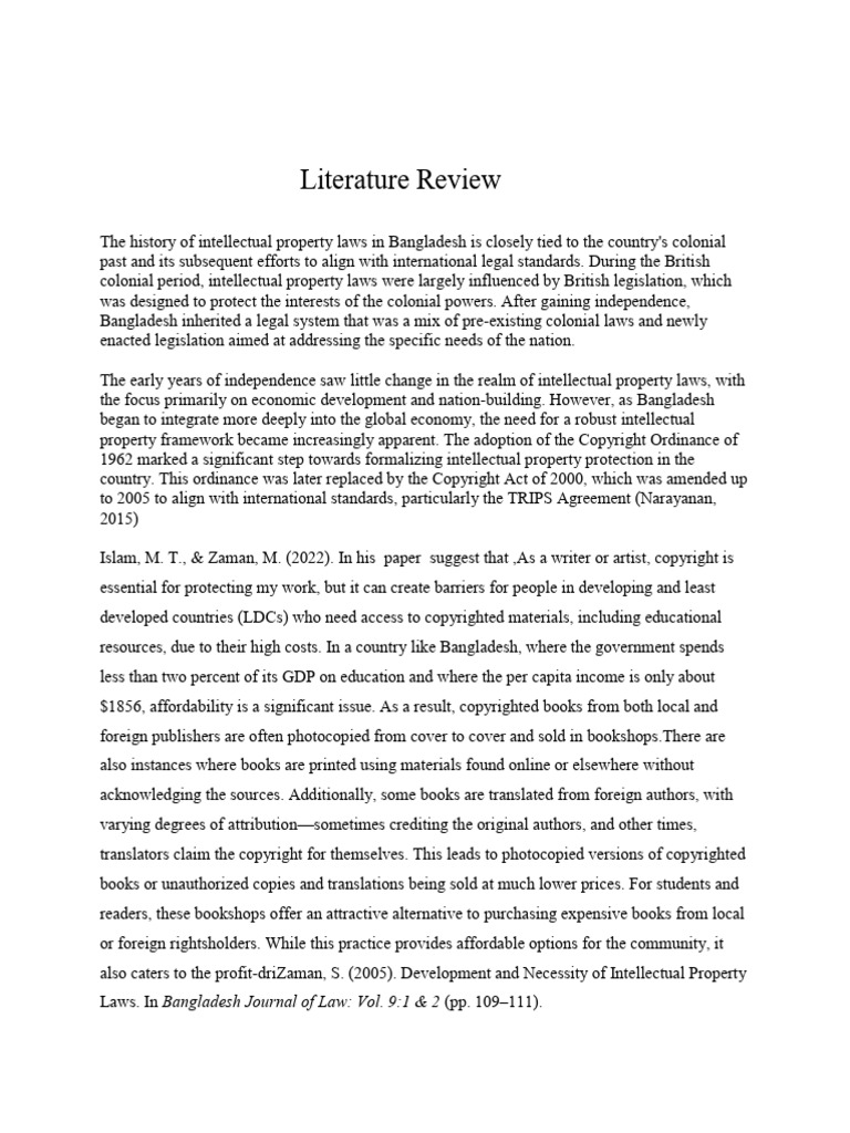 Literature Review | PDF