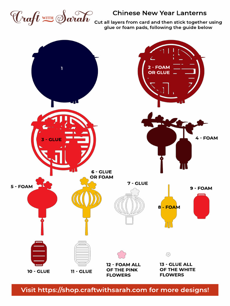 Assembly Guide Chinese Lanterns | PDF