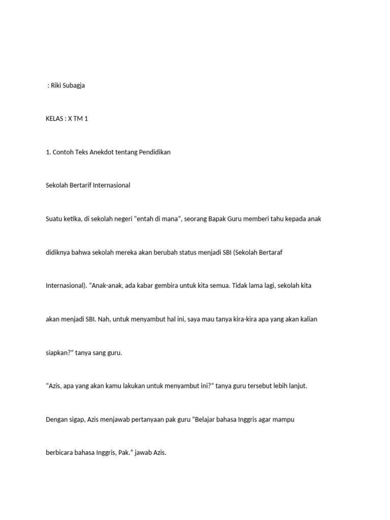 Riki Subagja-WPS Office | PDF | Languages Of Southeast Asia | Travel