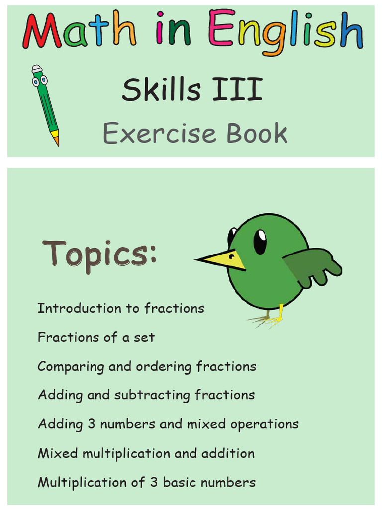 Skills III - Grade 2 and 3 Math Exercise Book | PDF