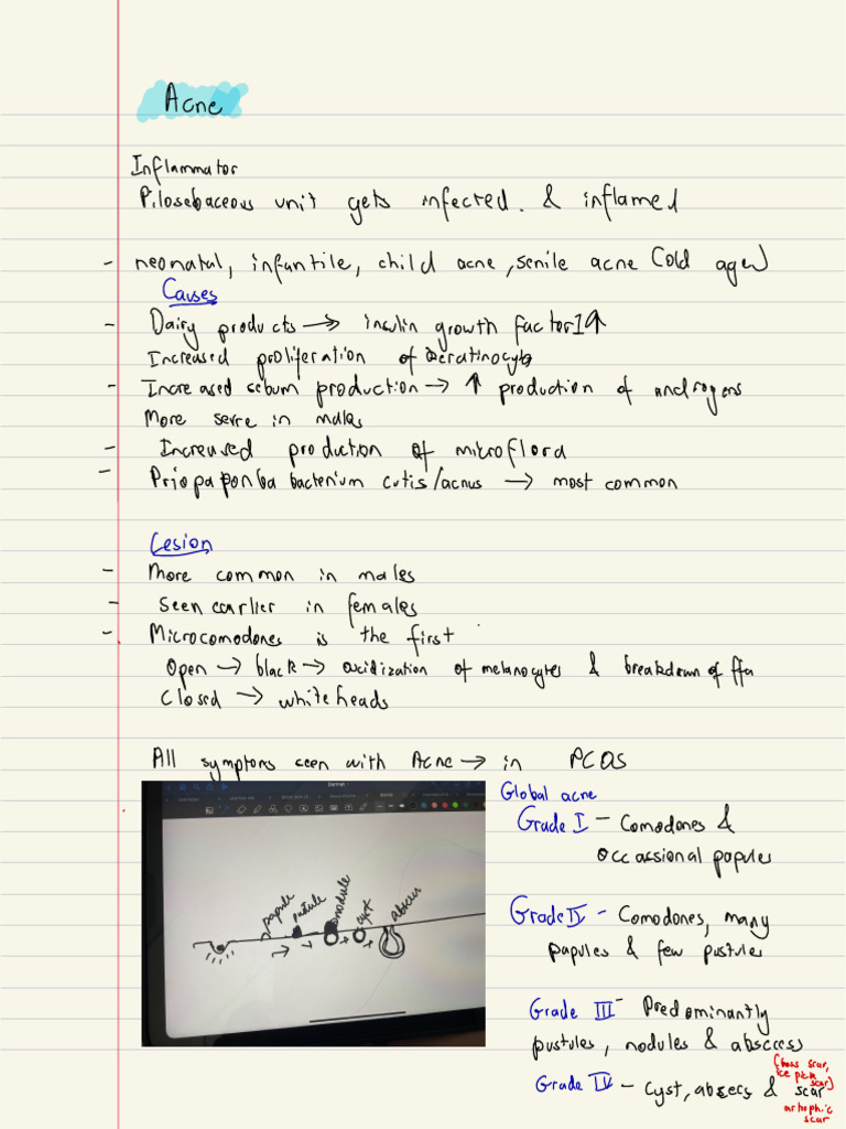 Dermat Notes | PDF