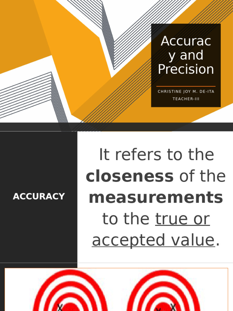 Accuracy and Precision | PDF