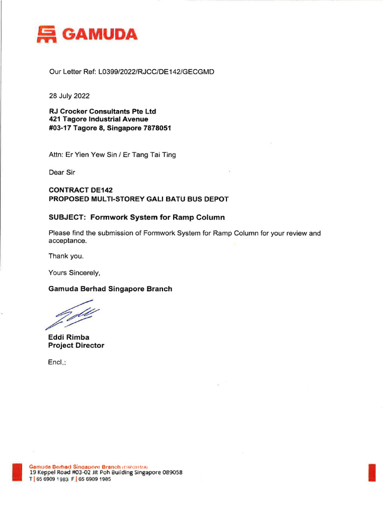 L0399 - Formwork System For Ramp Column | PDF