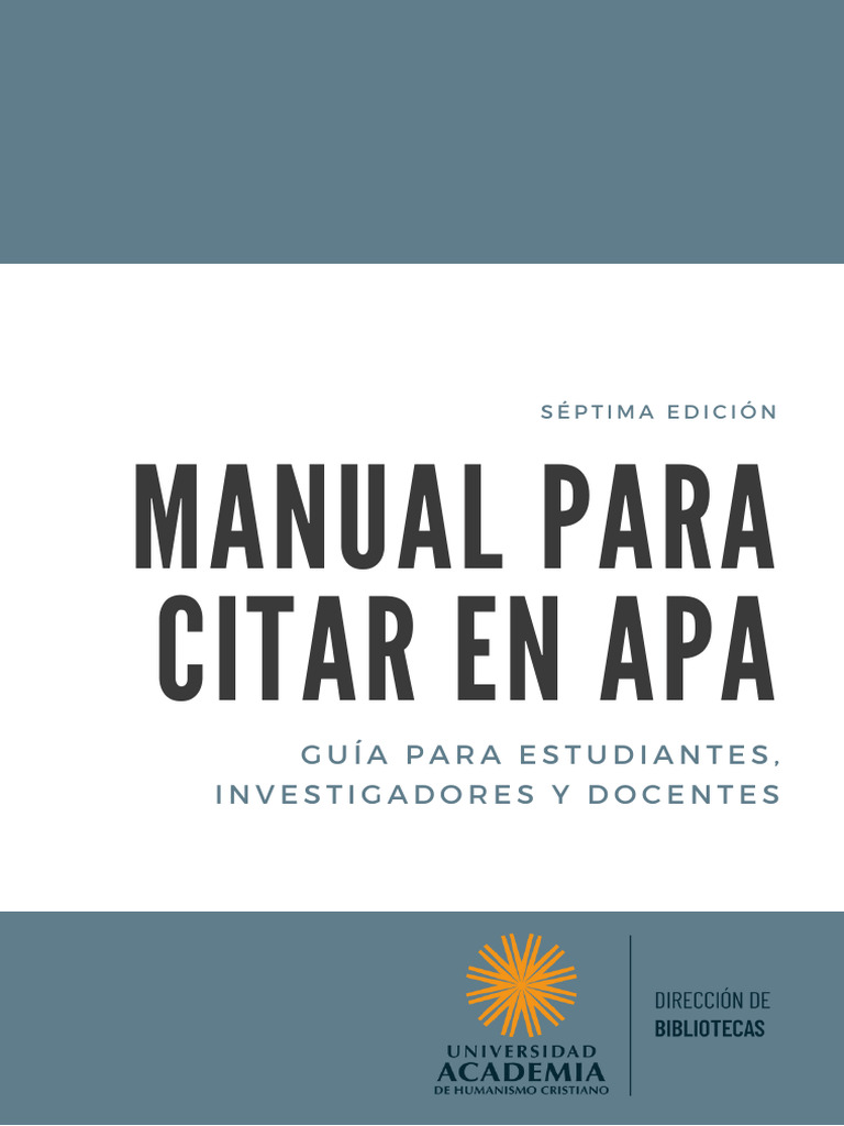Manual-para-citar-en-APA-7ma-edicion | PDF