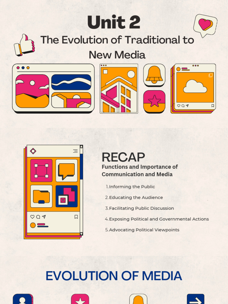 Unit 2 The Evolution of Traditional To New Media | PDF | Information ...