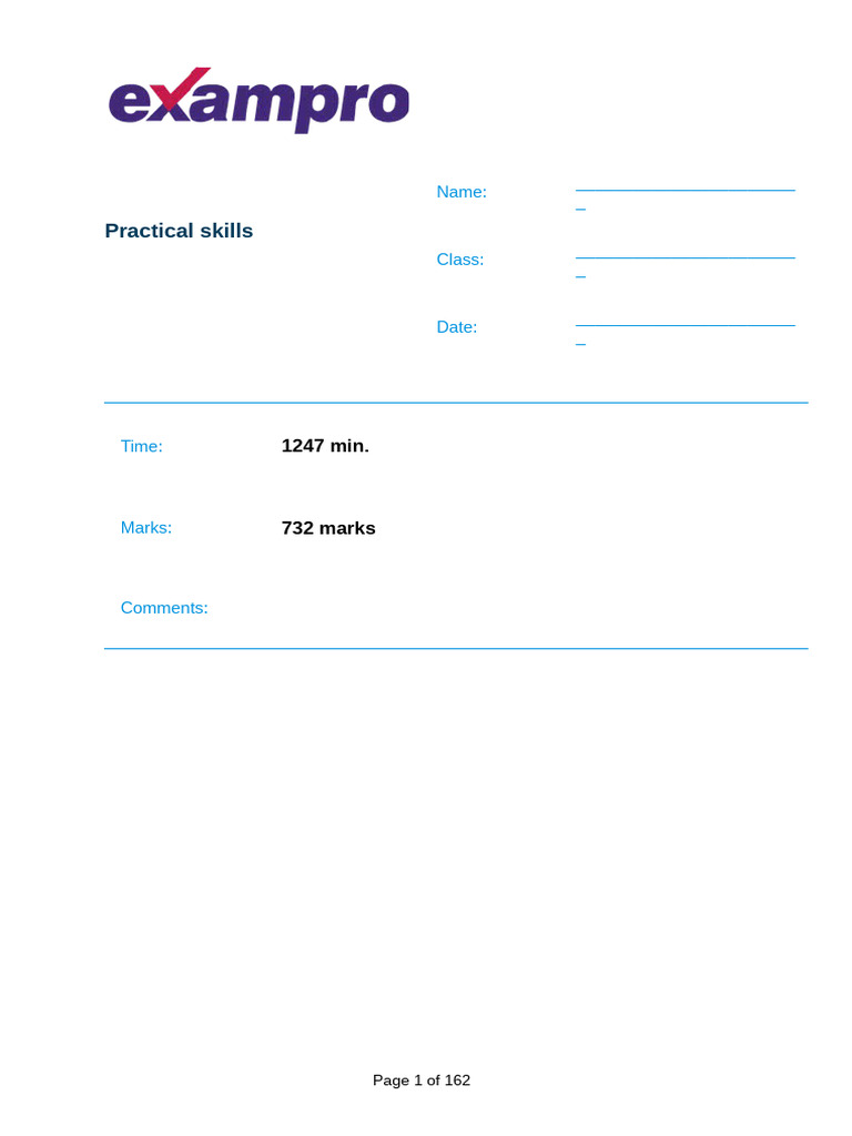 Practical Skills | PDF