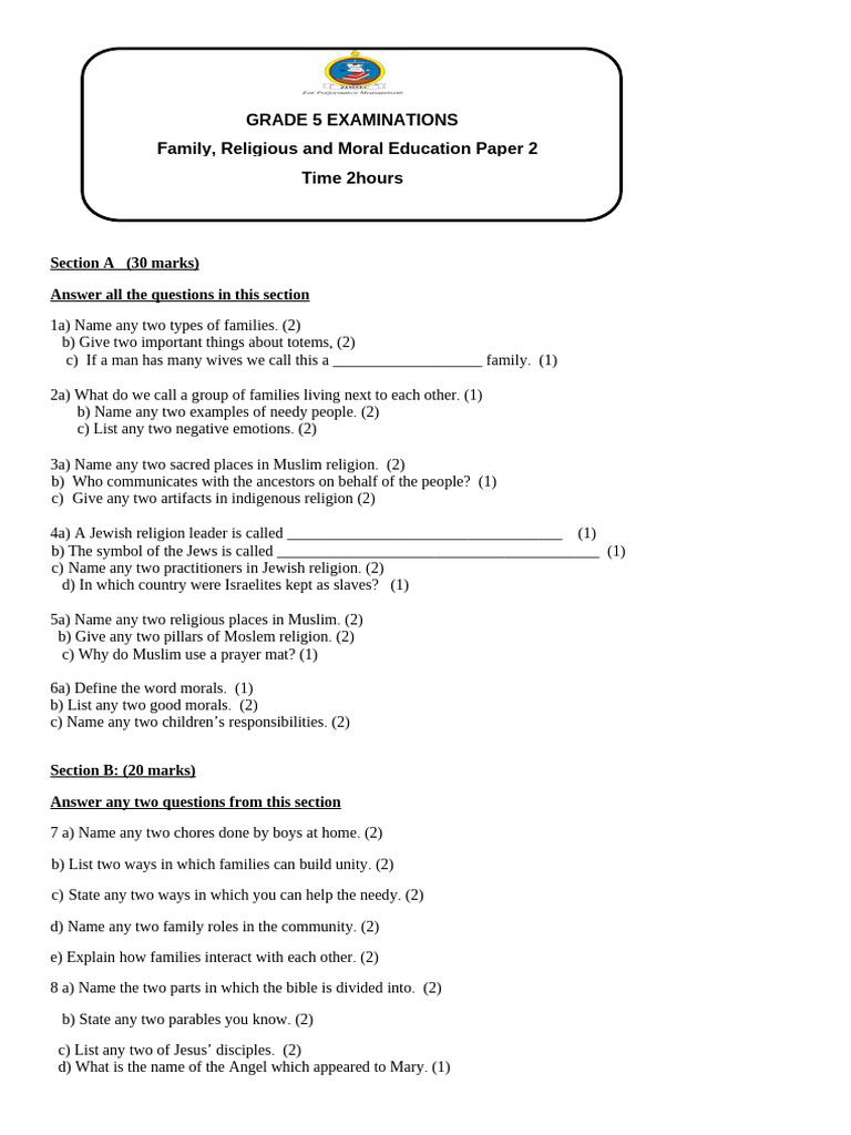 Fareme Grade 5 P1-2 | PDF