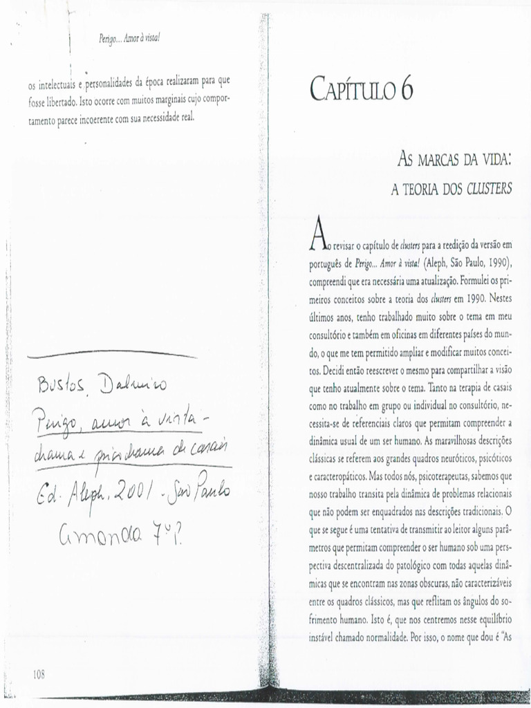 Bustos, Dalmiro. Perigo, Amor A Vista. Cap. 6 | PDF