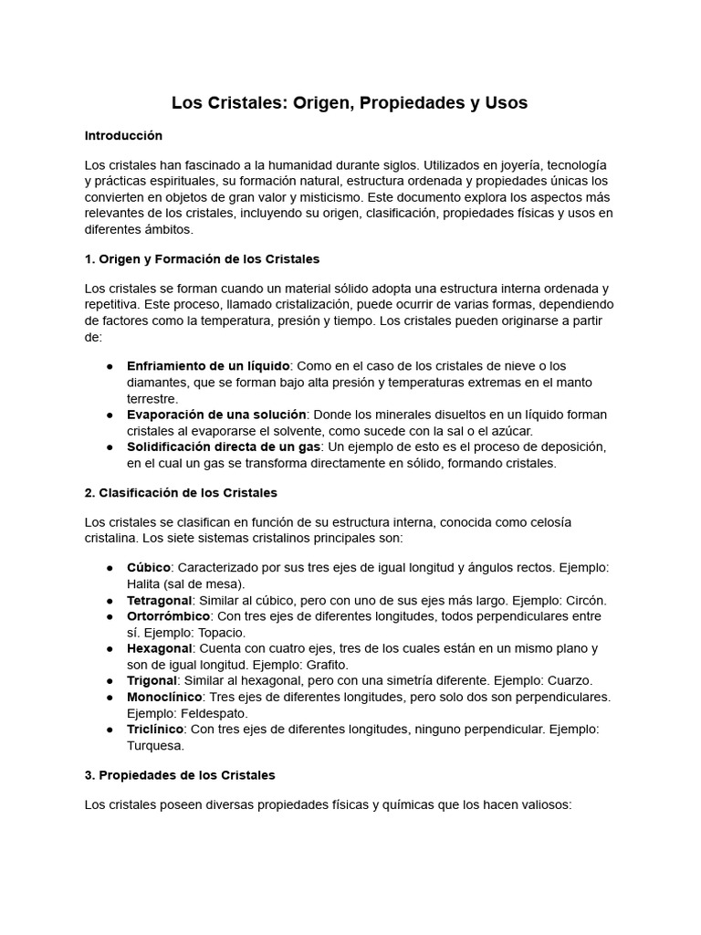 CRISTALES | PDF