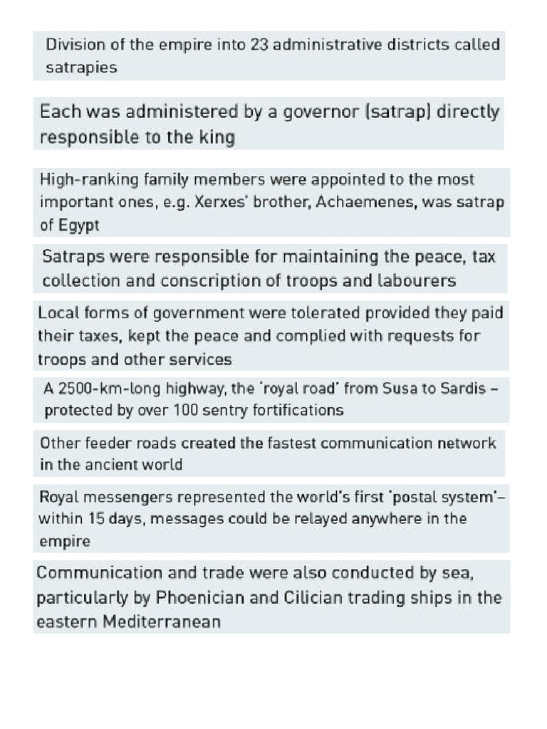 Xerxes Administration | PDF