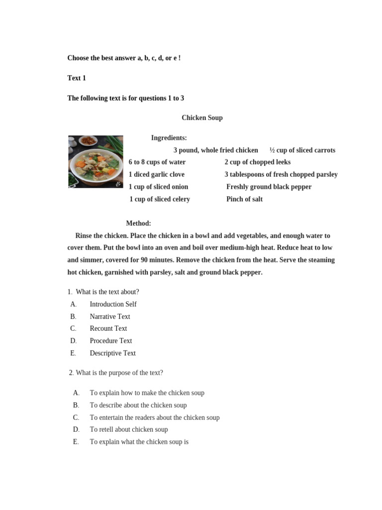 Soal Ulangan Bing XI | PDF