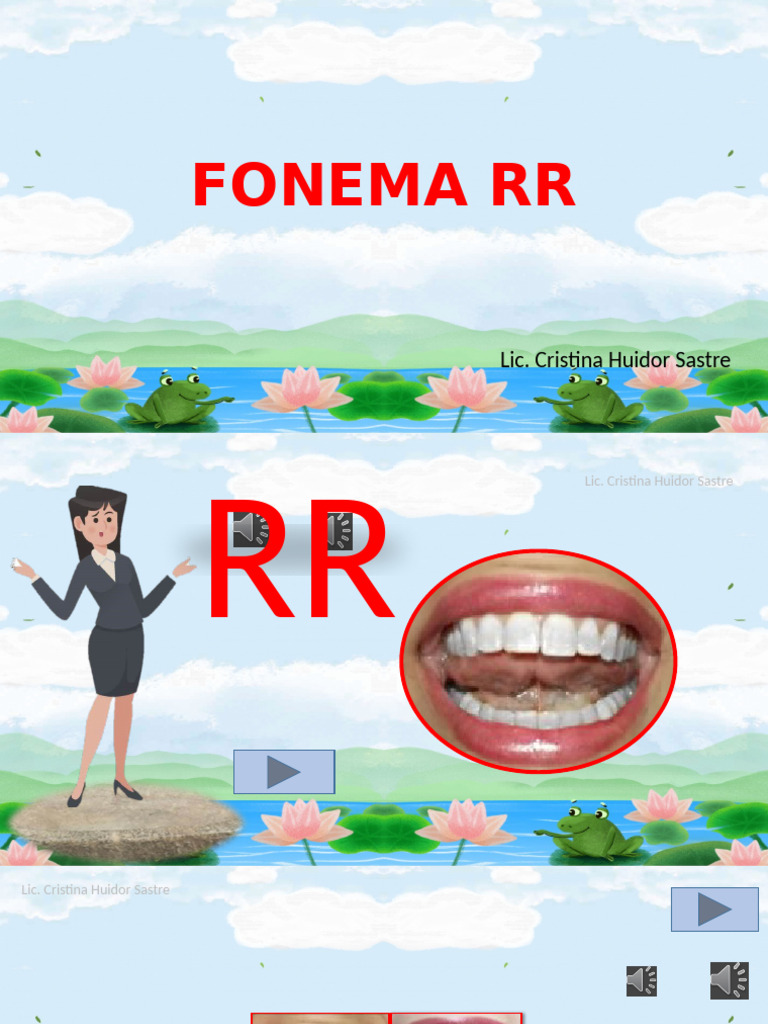1.1 Fonema R Puntos de Articulación | PDF