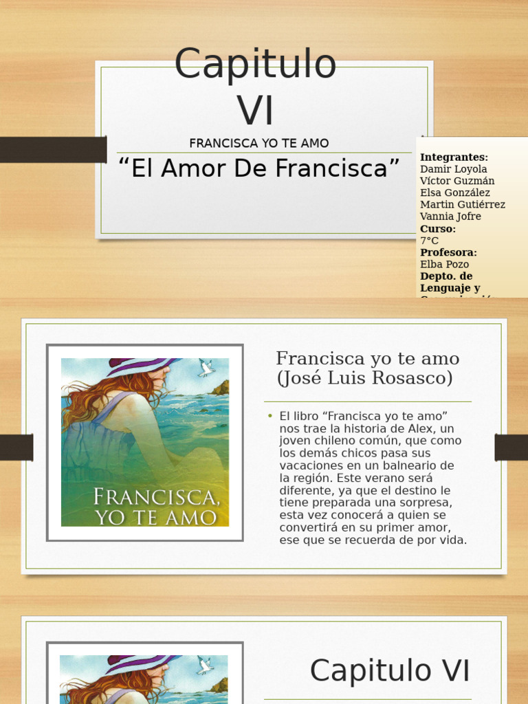 Francisca Yo Te Amo 1 | PDF