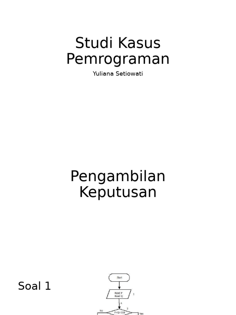 2 - Studi Kasus Flowchart | PDF