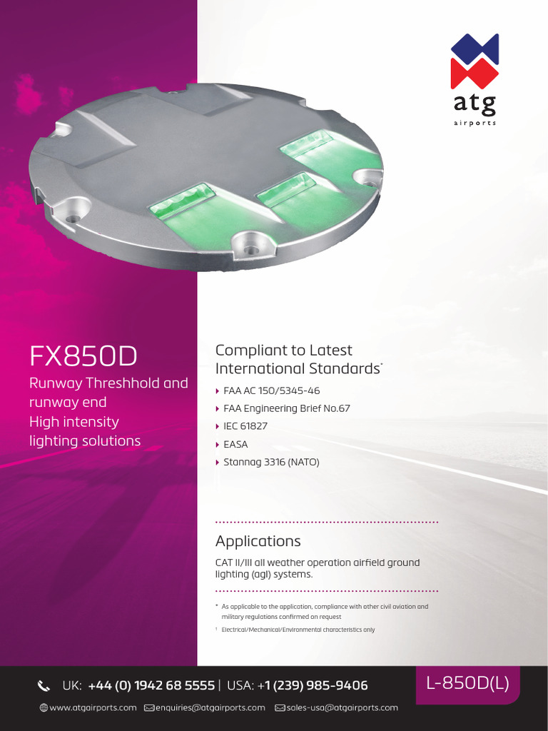 FX850D Threshold End FAA | PDF