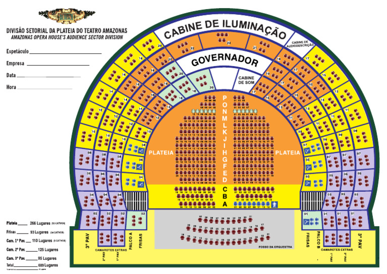 Mapa Da Plateia - Atualizado | PDF