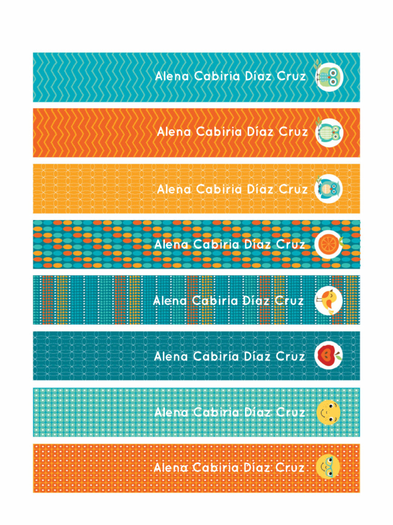 Etiquetas Largas | PDF