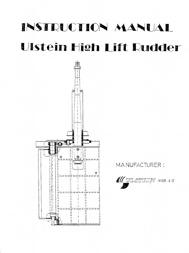 OM3-Instruction Manual Ulstein High Lift Rudder | PDF