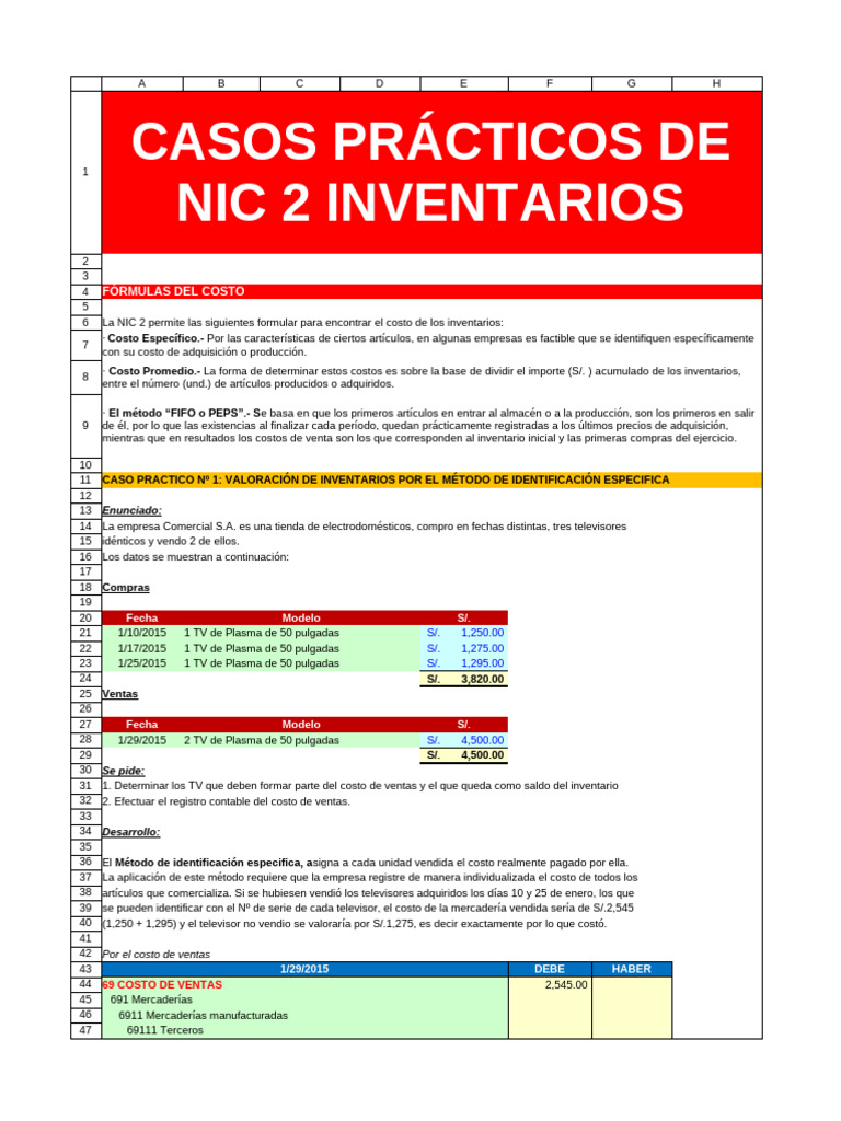 Nic 2 Inventarios | PDF