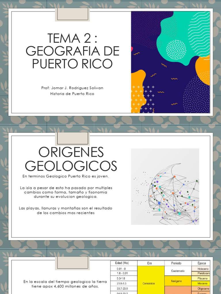 Tema 2 Geografia de Puerto Rico | PDF | Ciclones tropicales | Ciencias ...