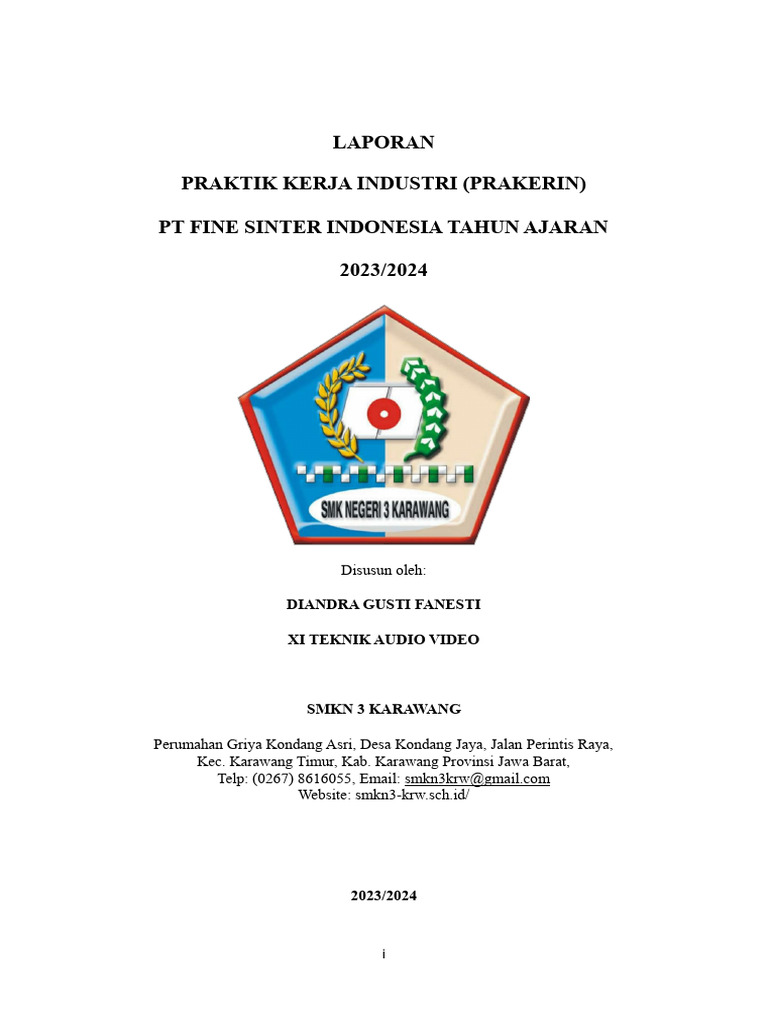 LPR FIne SInter Indonesia-1 | PDF