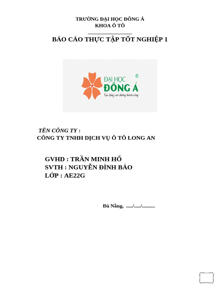 Baocaothuctap Nguyendinhbao2 | PDF