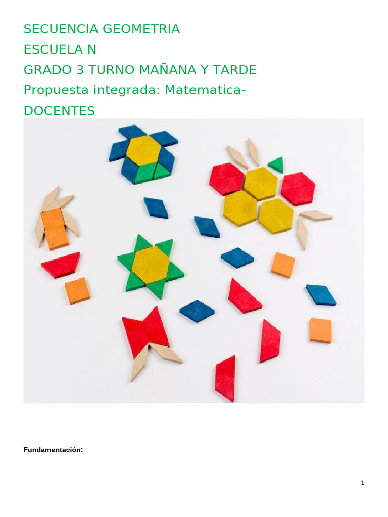SECUENCIA GEOMETRIA 3GRADO 2 | PDF