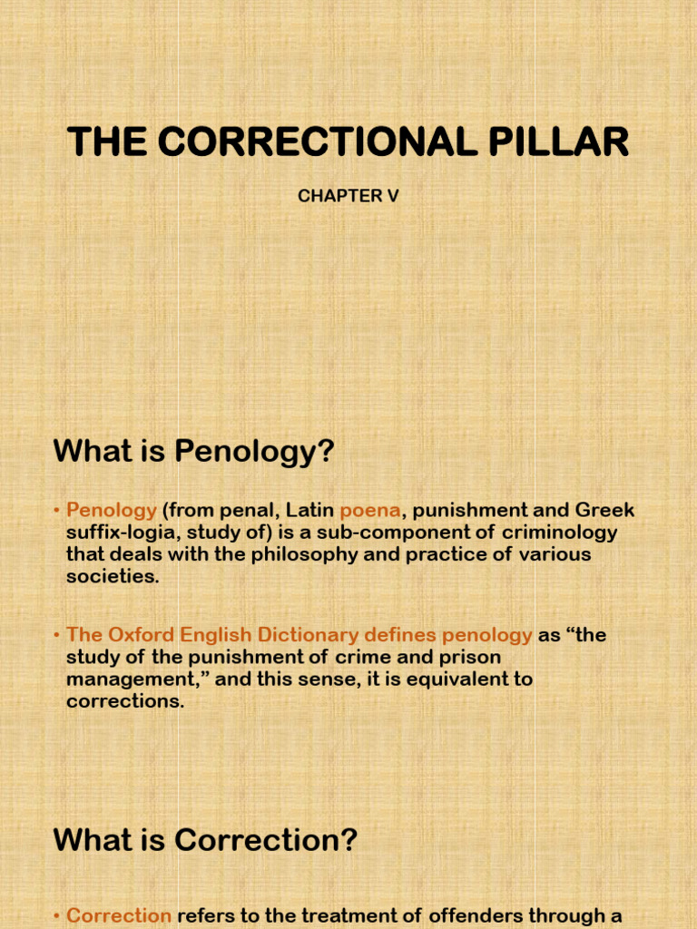 Correction Pillar | PDF