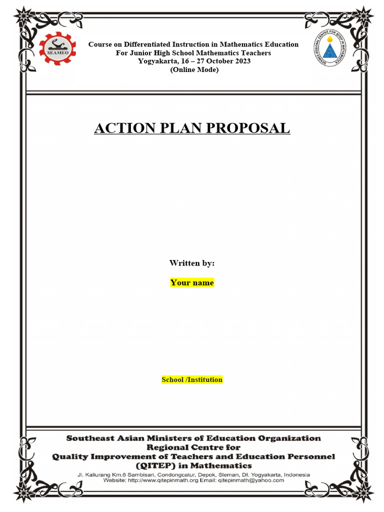 Action Plan | PDF