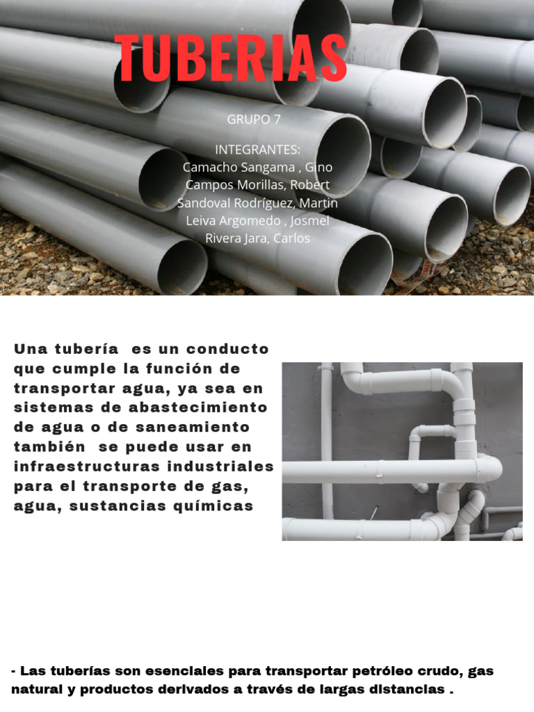 TUBERIAS | PDF