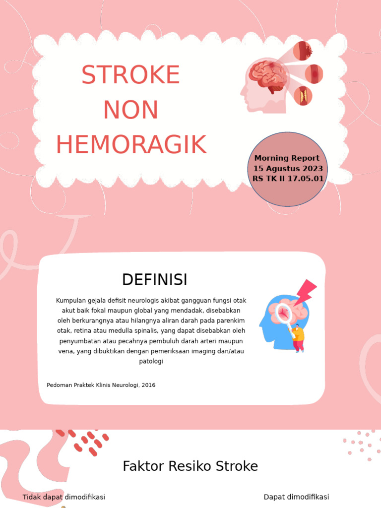 Stroke Non Hemoragik | PDF
