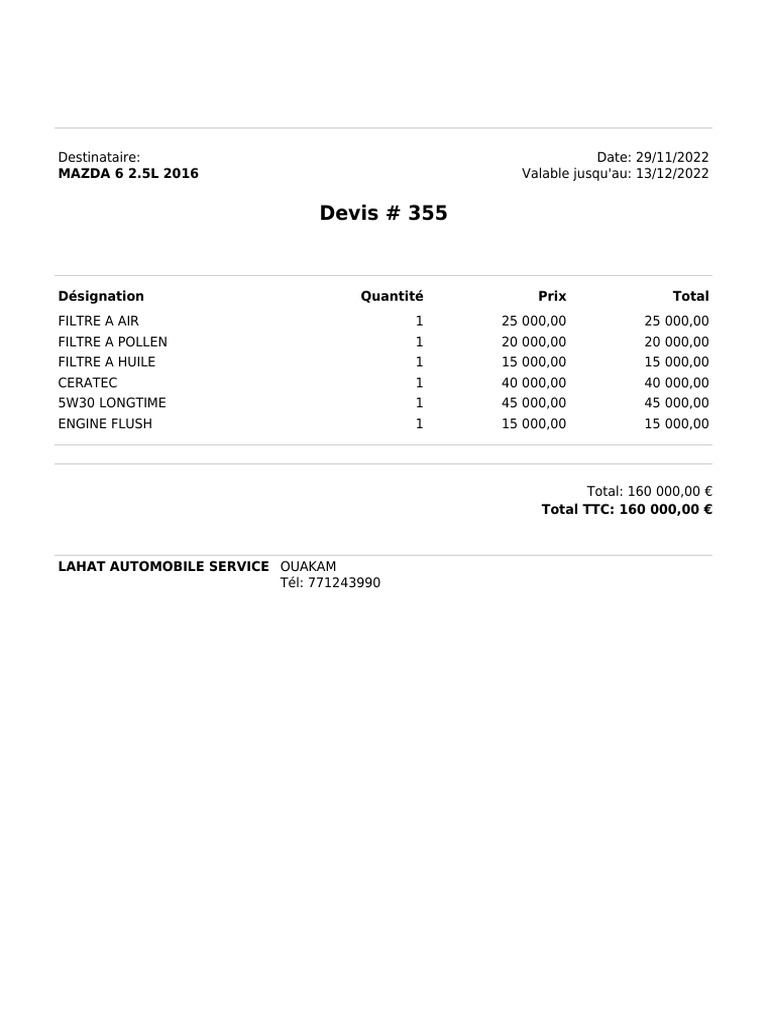 Devis_355-2 | PDF