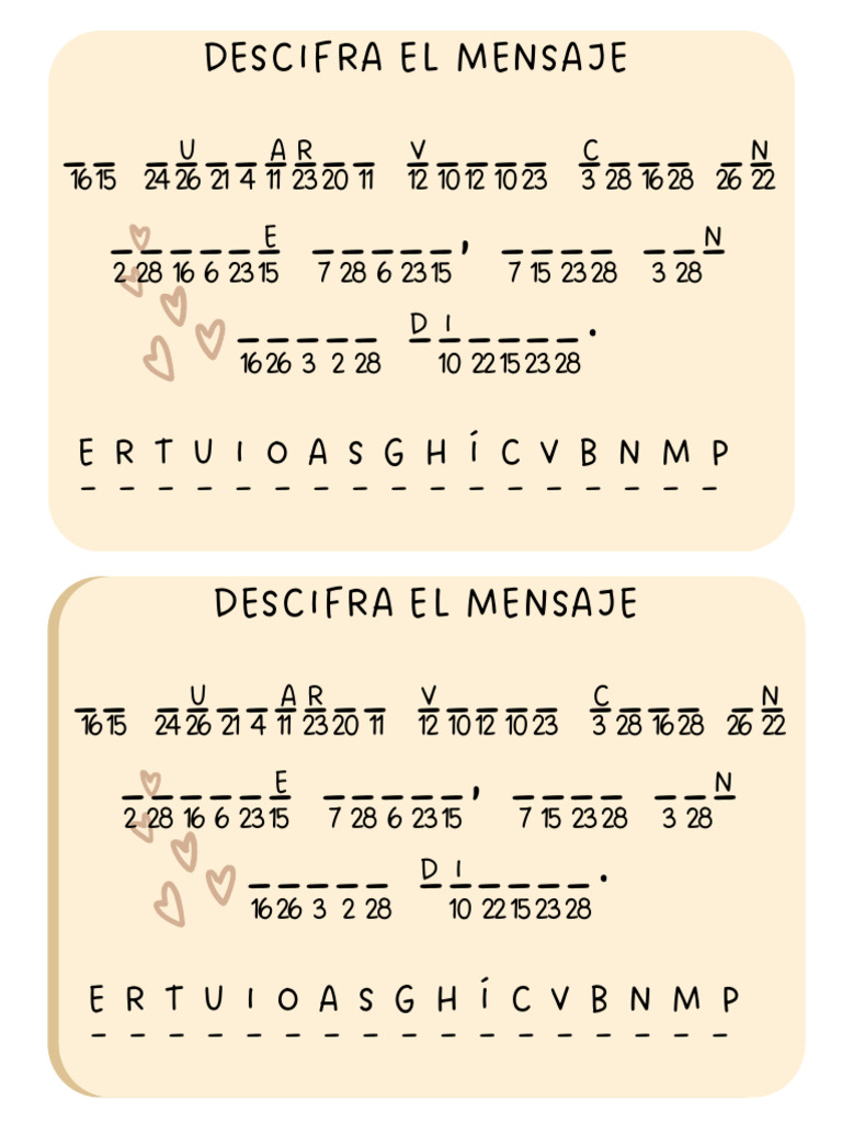 Descifra El Mensaje | PDF