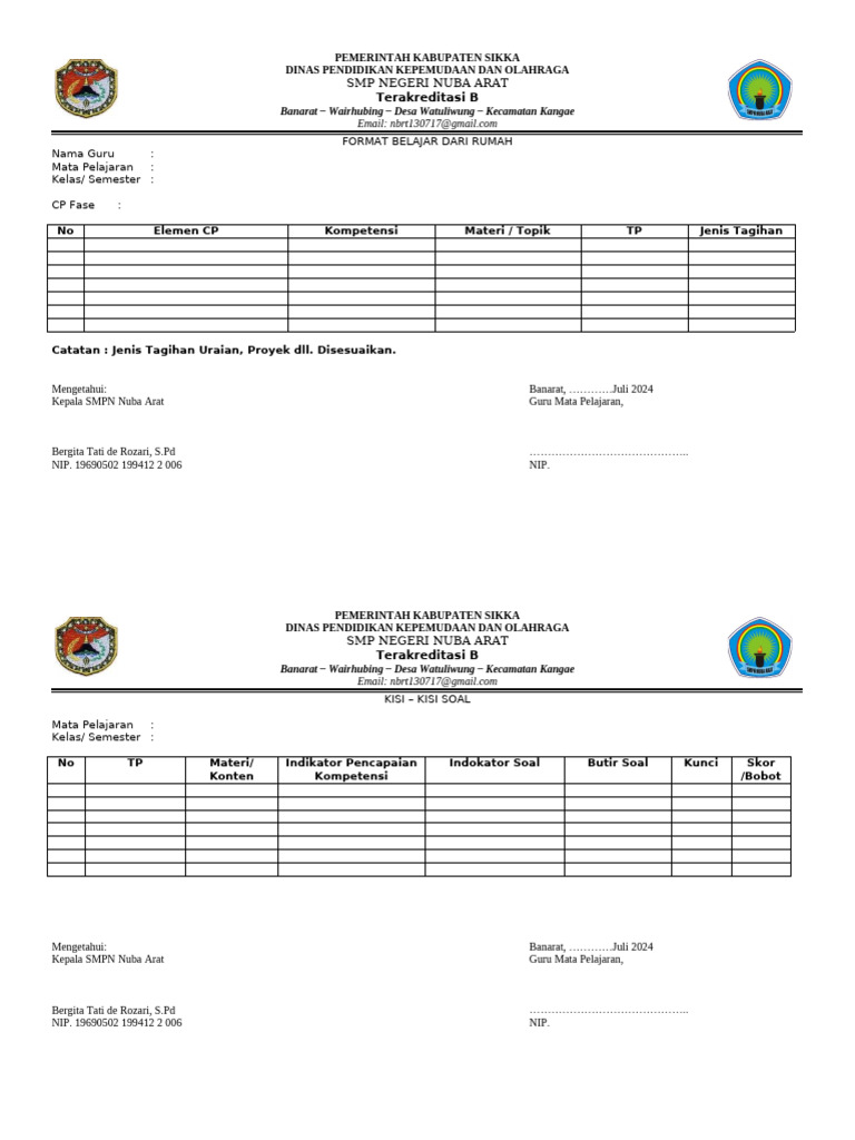 Format Materi BDR | PDF