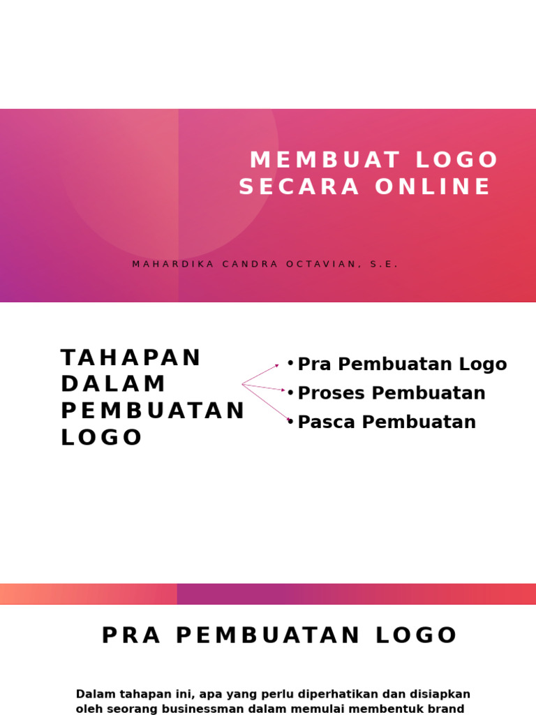 Panduan Membuat Logo Online | PDF