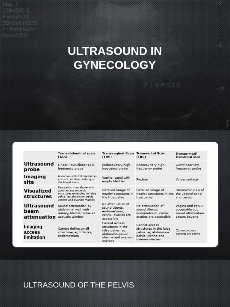 (GYN) Gyne Ultrasound | PDF