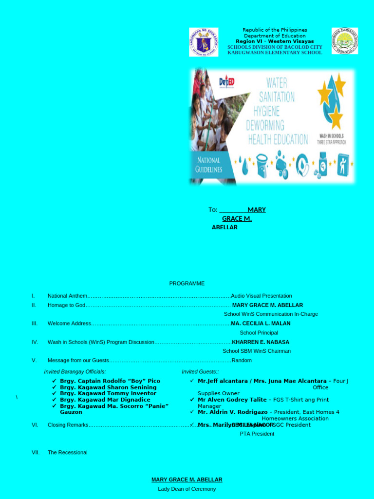 SBM WinS conference with stakeholders Program | PDF