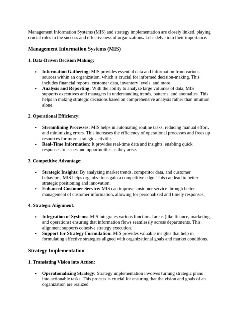 Management Information Systems | PDF