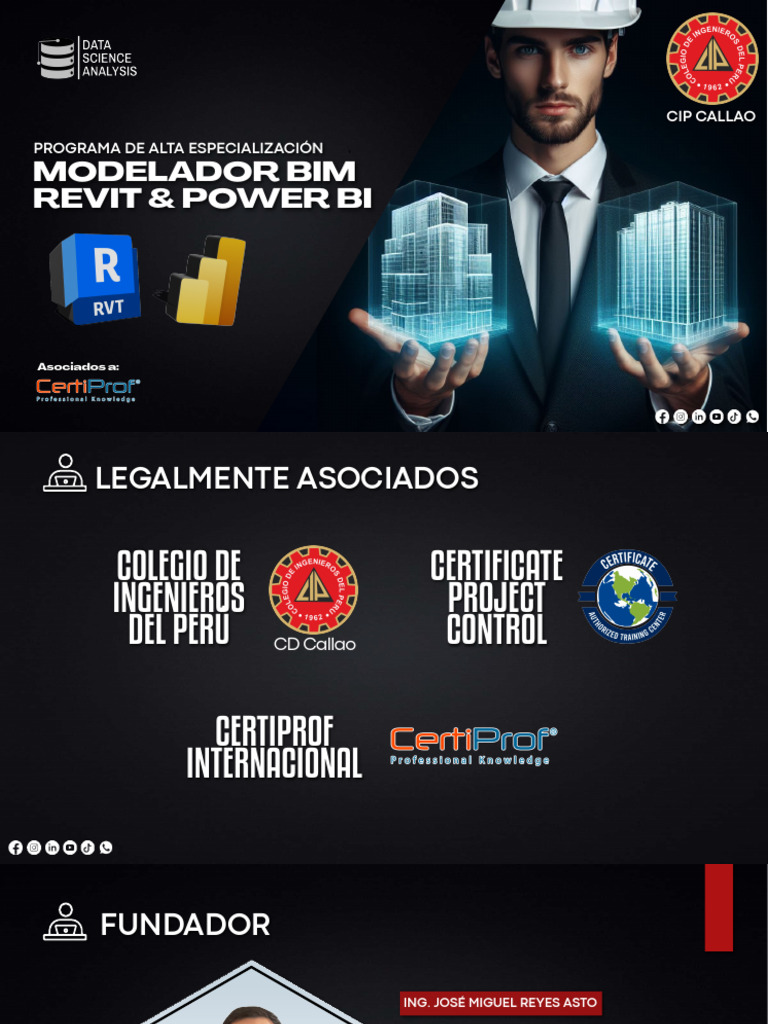 Temario Modelador BIM Revit con Power BI | PDF Temario Modelador BIM Revit con Power BI | PDF