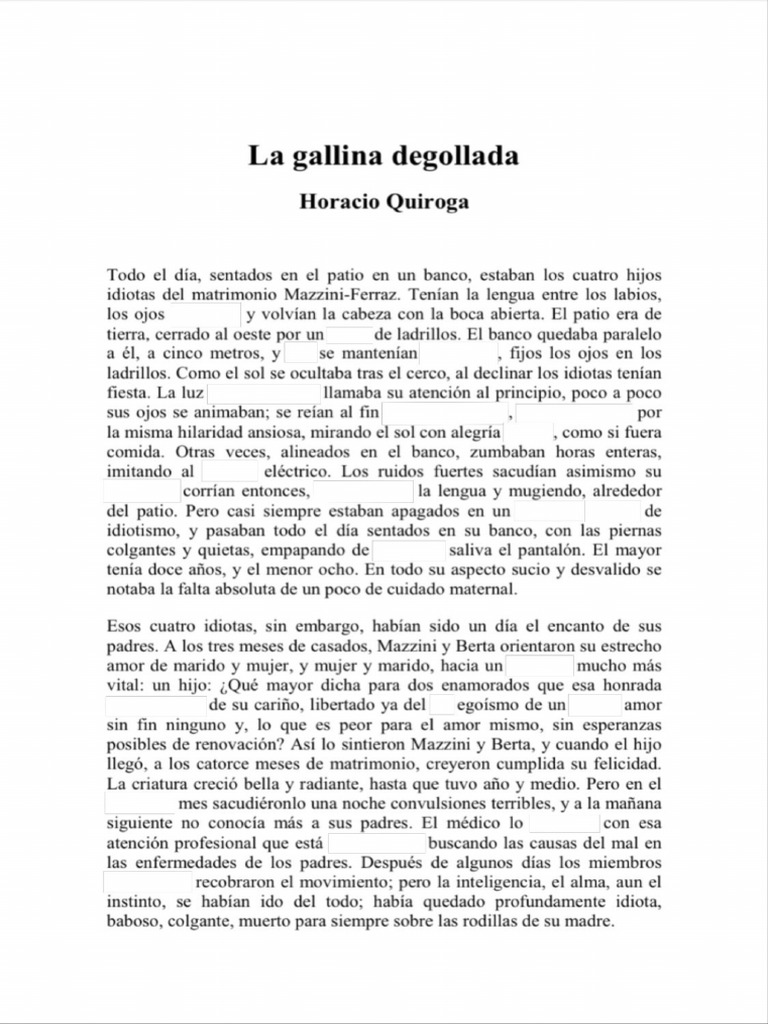 La Gallina Degollada | PDF