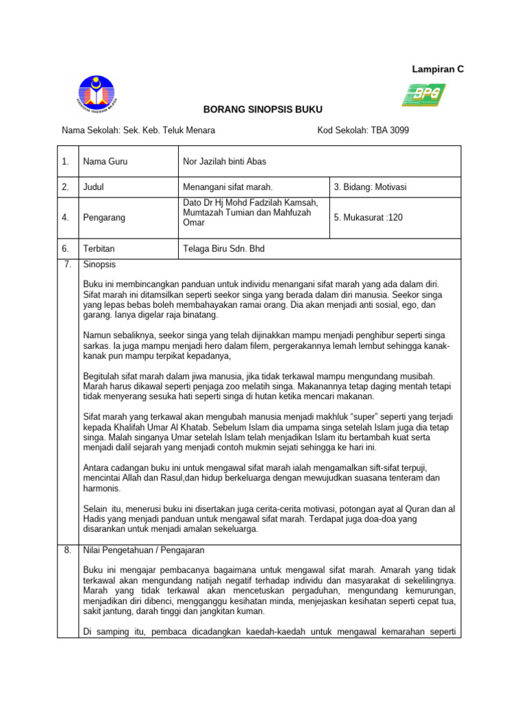 Sinopsis Buku 2 | PDF