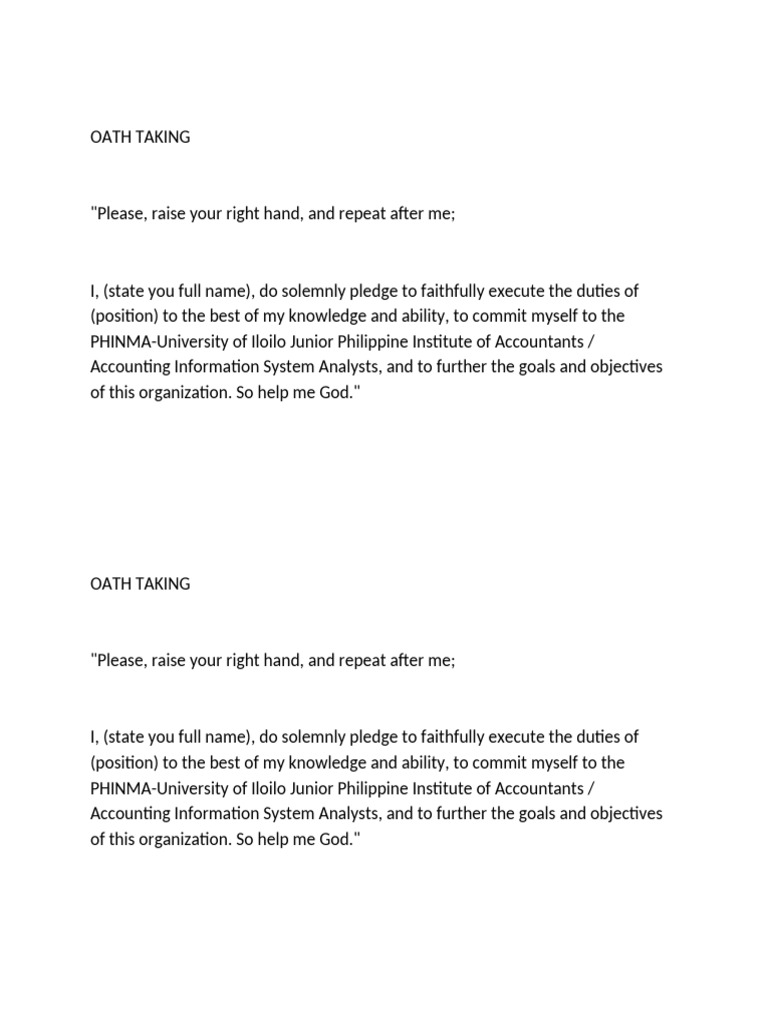 Oath Taking-Wps Office | PDF