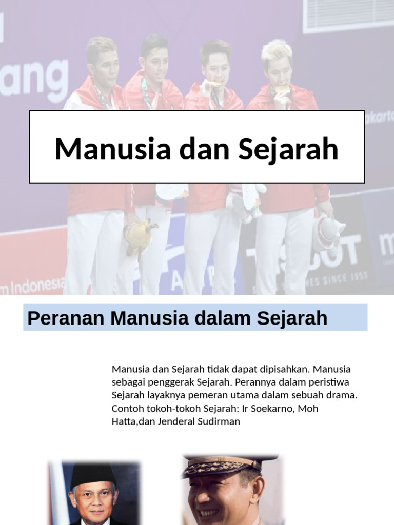 2 Peranan Manusia Dalam Sejarah Dan Konsep Ruang Dan Waktu Dalam ...