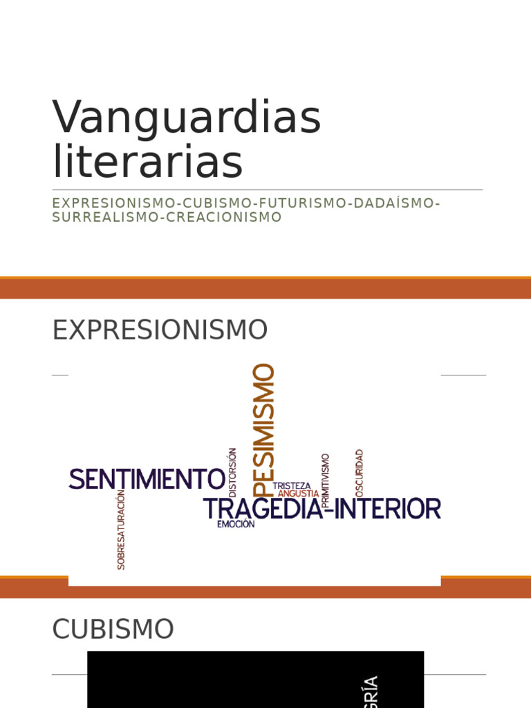 Vanguardias literarias | PDF
