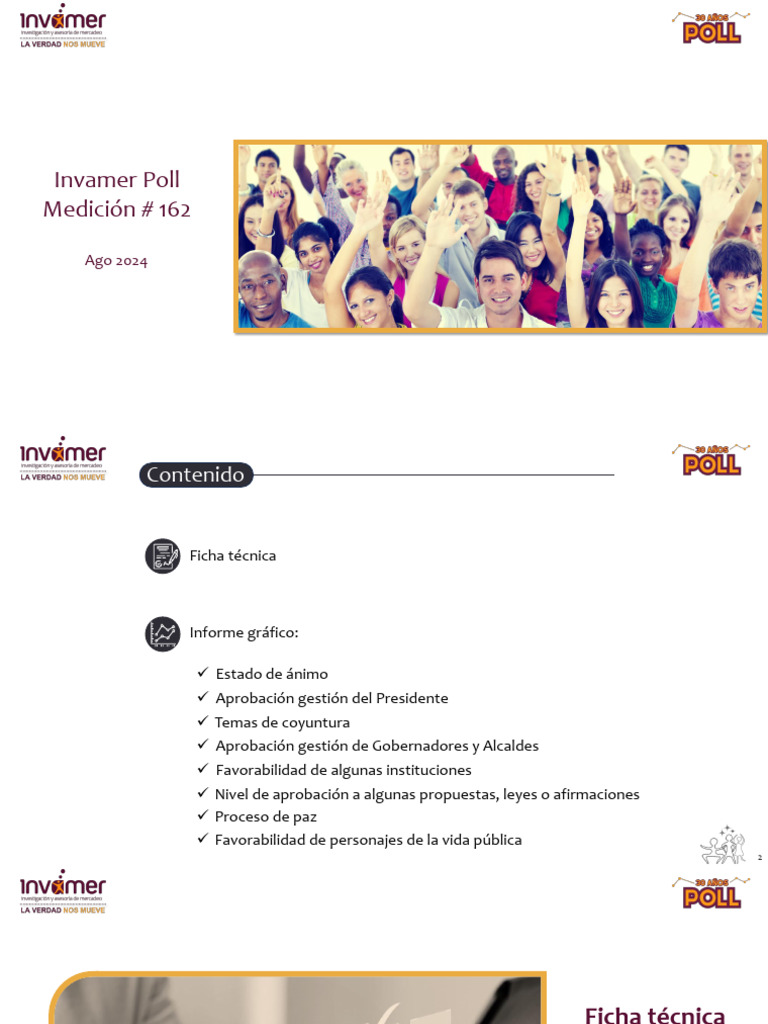 Encuesta Invamer Poll | PDF