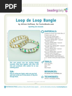 Beading Daily 5 Beadweaving Patterns PDF | PDF | Beadwork | Bead