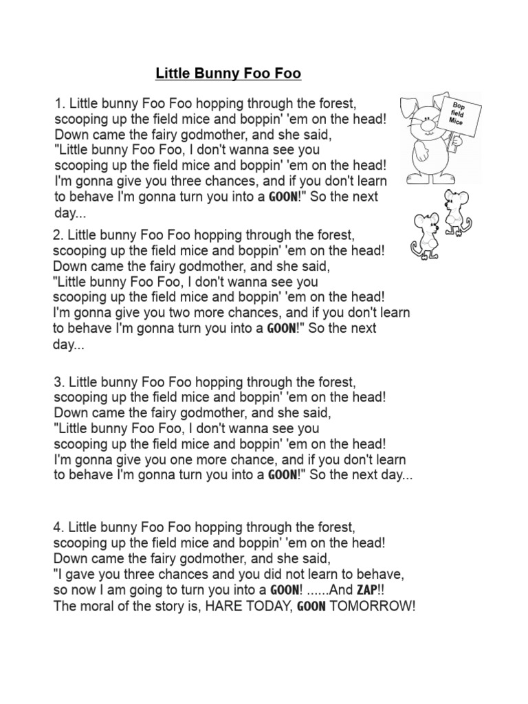 Little Bunny Foo Foo | PDF