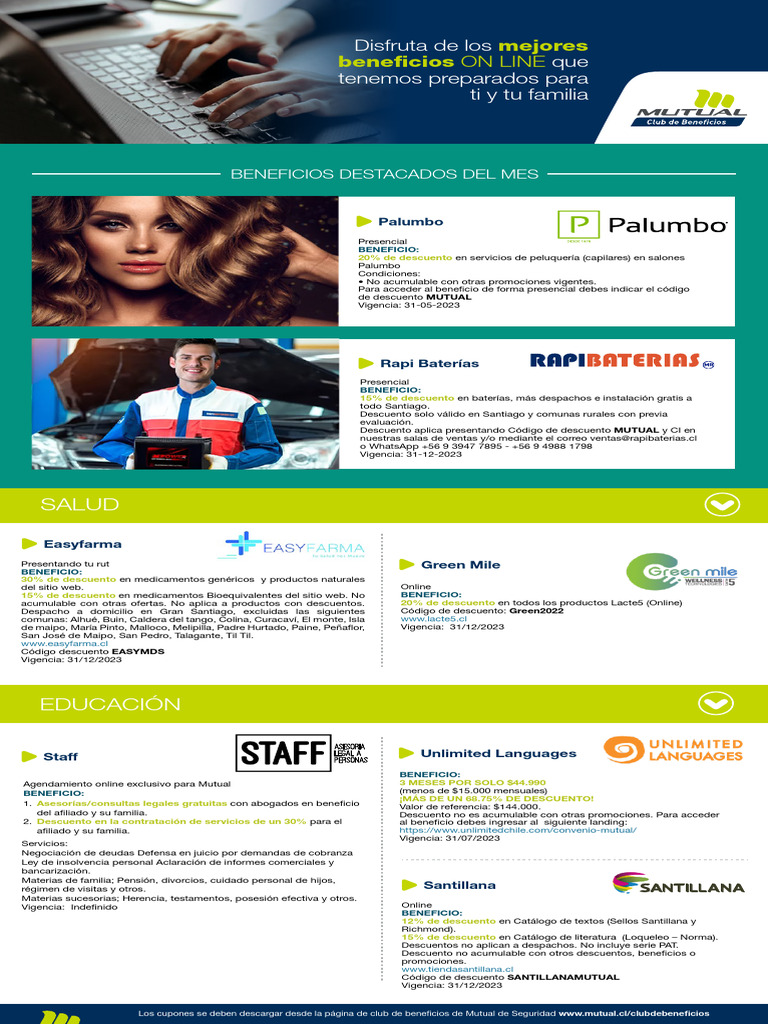 Brochure CBM Digital Febrero 2023 | PDF | Cupón | Spotify