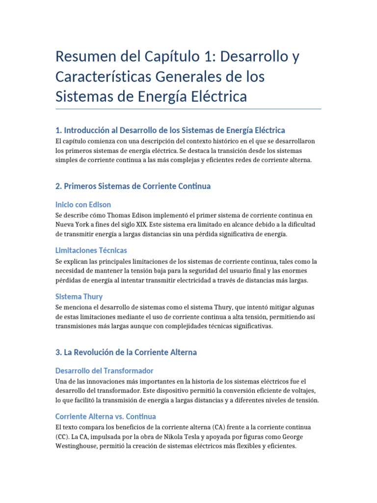 Resumen Capitulo1 Redes Electricas | PDF | Corriente alterna | Ciencia y matemáticas