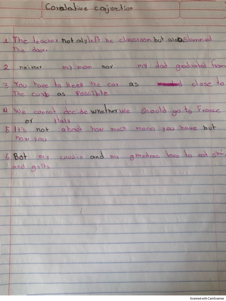 Correlative Conjunction | PDF